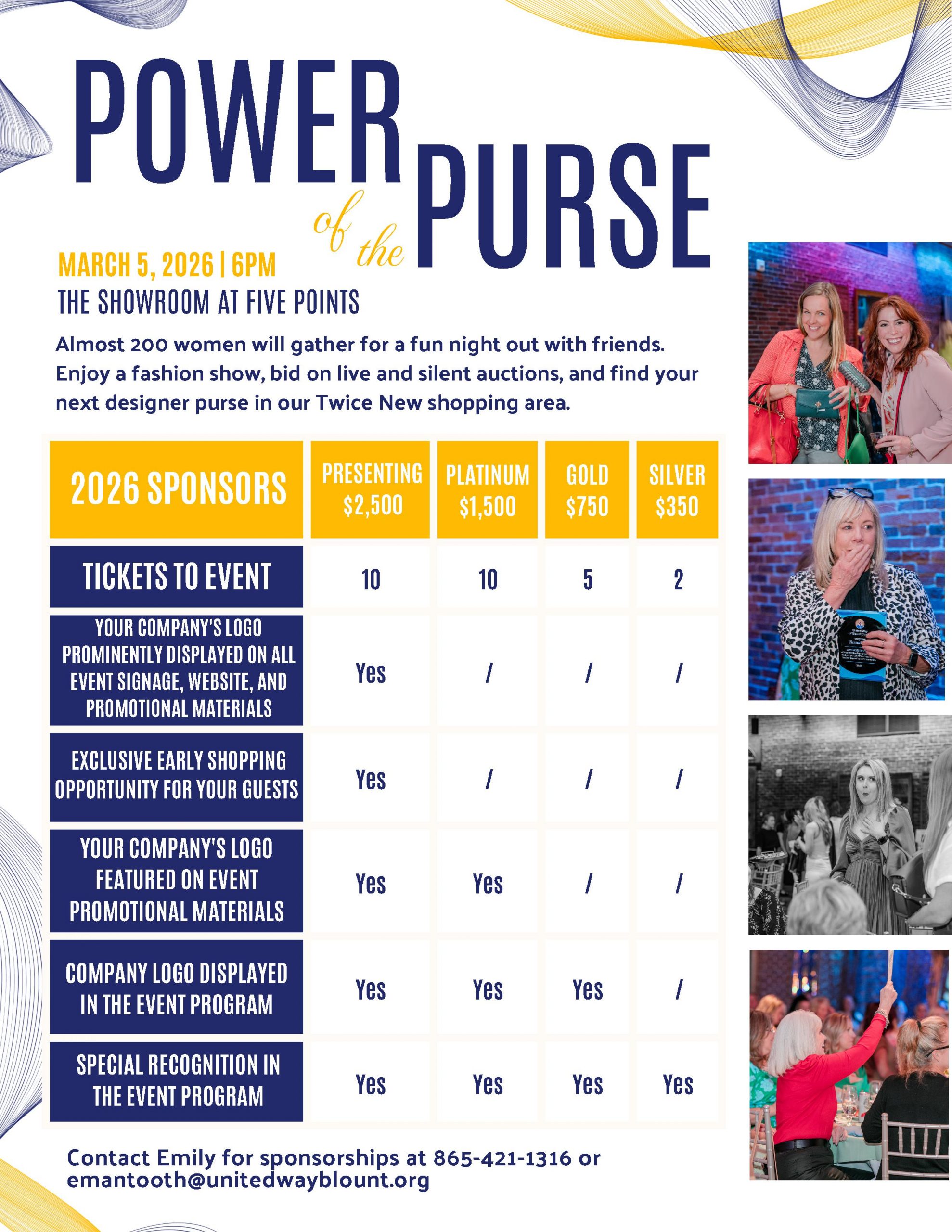 2026 Power of the Purse - United Way Blount